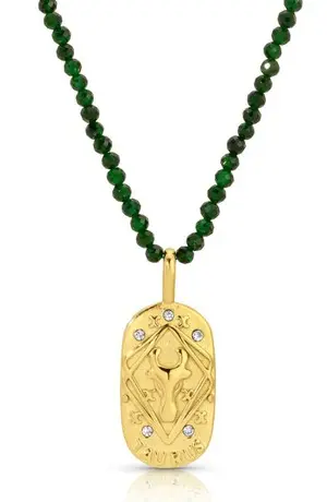 KOZAKH Sunrise Zodiac Pendant Necklace - Gold