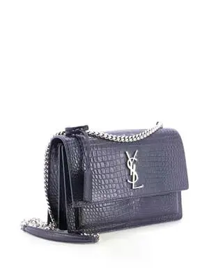 Saint Laurent Medium Sunset Bag - Blue