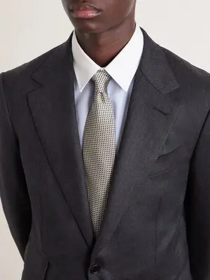 TOM FORD Shelton Wool-twill Suit Jacket - Gray