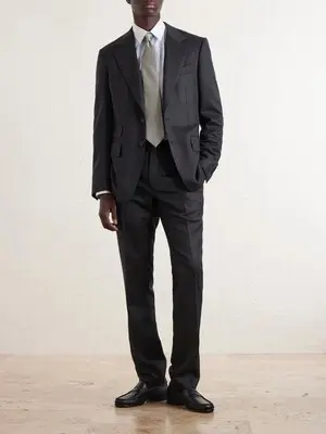 TOM FORD Shelton Straight-leg Wool-twill Suit Trousers