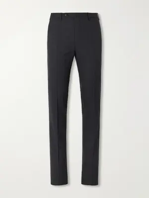 SLOWEAR Straight-leg Wool Suit Trousers - Gray