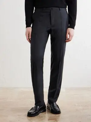 SLOWEAR Straight-leg Wool Suit Trousers