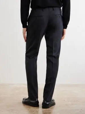 SLOWEAR Straight-leg Wool Suit Trousers
