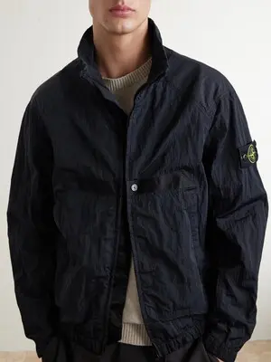 Stone Island Garment-dyed Shell Jacket