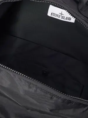 Stone Island Logo-appliqué Shell Backpack