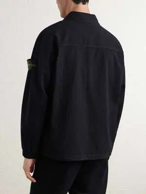 Stone Island Herringbone Cotton Overshirt