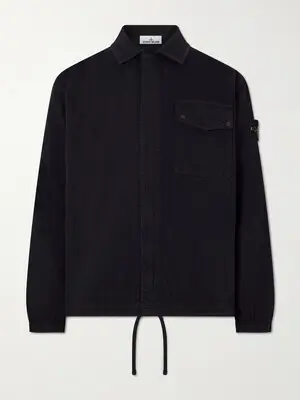Stone Island Herringbone Cotton Overshirt