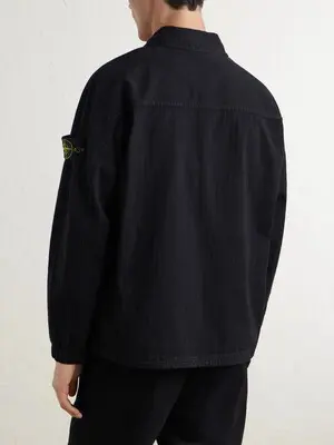 Stone Island Herringbone Cotton Overshirt