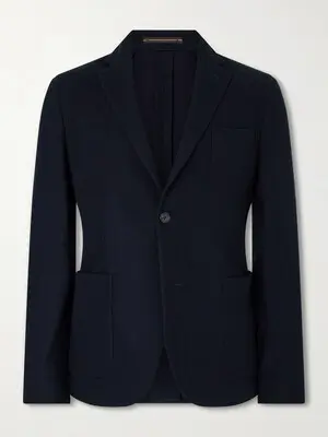 SLOWEAR Slowear - Wool-Blend Jersey Blazer - Men - Blue  Blue