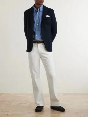 SLOWEAR Wool-blend Jersey Blazer