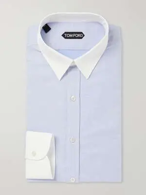 TOM FORD Silk Shirt - Blue