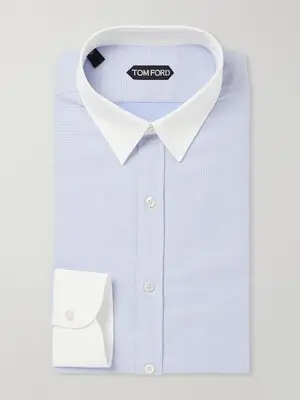 TOM FORD Silk Shirt - Blue