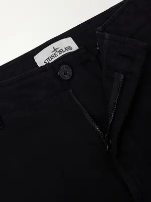 Stone Island Straight-leg Cotton Trousers
