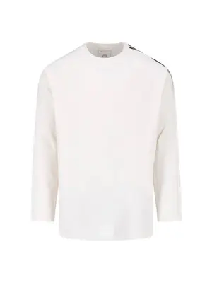 Y3 T-shirt "gradient 3 Stripes - White