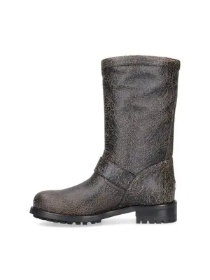 JIMMY CHOO Biker Mid Boots