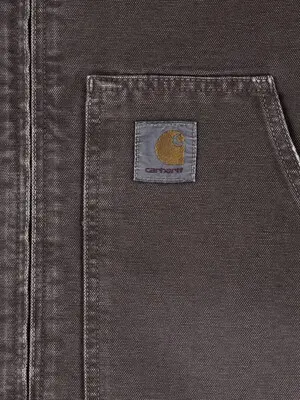 Carhartt Work In Progress Og Arcan" Organic Cotton Jacket - Brown