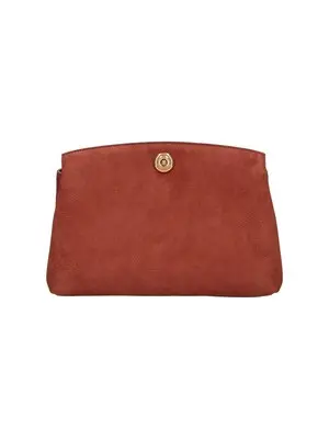 LIFFNER Pouch In Suede "pushlock - Brown