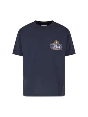 Rhude T-shirt "safari Crest - Black