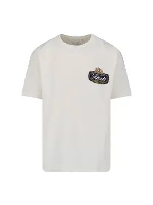 Rhude T-shirt "safari Crest - White