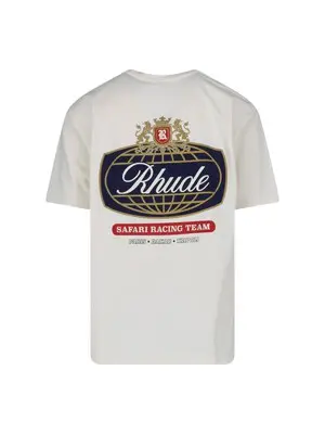 Rhude T-shirt "safari Crest - White