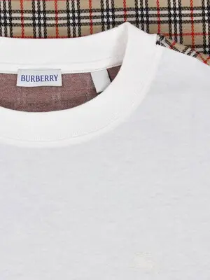 Burberry T-shirt "check - White