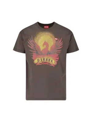 DIESEL® T-shirt "phoenix - Brown