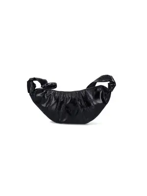 LEMAIRE Small Croissant Shoulder Bag - Black