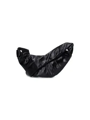 LEMAIRE Small Croissant Shoulder Bag - Black