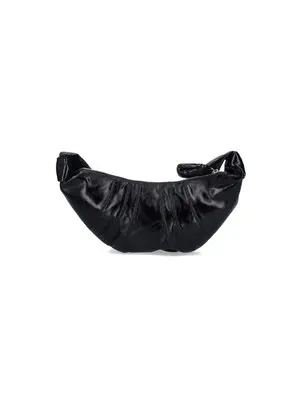 LEMAIRE Small Croissant Shoulder Bag - Black