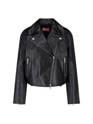 DIESEL® Biker Jacket In Leather "l-unatic
