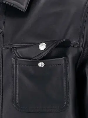 Dsquared2 Leather Jacket "trucker