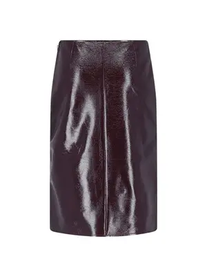 COURREGES Vinyl Midi Skirt