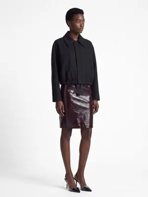 COURREGES Vinyl Midi Skirt - Red
