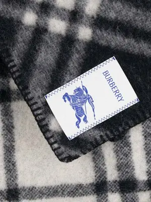 Burberry Wool Cape "check