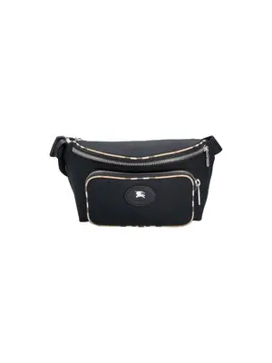 Burberry Check" Belt Bag - Black
