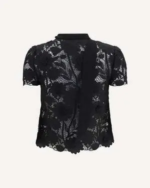 SELF-PORTRAIT Tie-neck Top