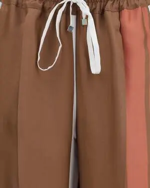 Kiton Striped Silk Pants