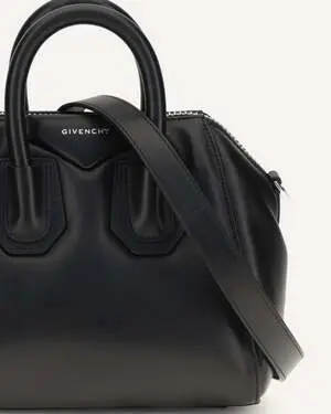 Givenchy Antigona Bomber Mini Handbag - Black