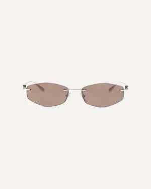 Balenciaga Geometric Oval Sunglasses