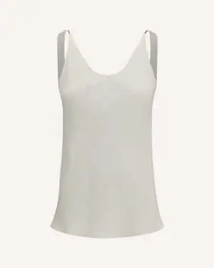 Brunello Cucinelli Silk Crepe Sablé Top
