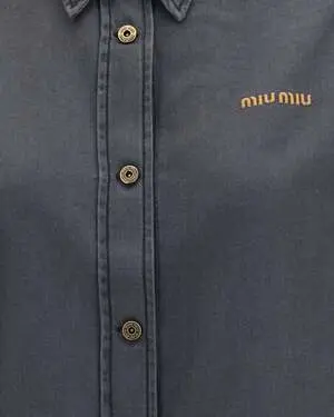 Miu Miu Denim-style Cotton Shirt
