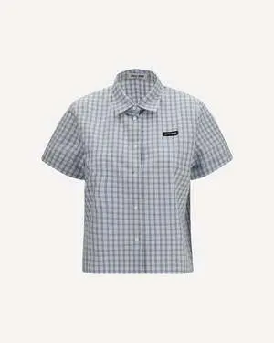 Miu Miu Cotton Check Shirt