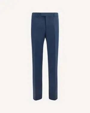 FERRAGAMO Cotton And Cashmere Chinos Pants