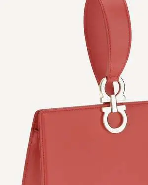 FERRAGAMO Rigid Leather Handbag