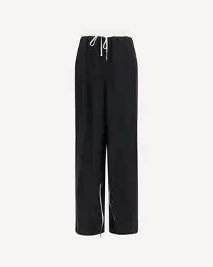 Kiton Silk Pants - Black