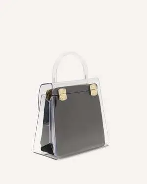 FERRAGAMO Pvc Top Handle Bag