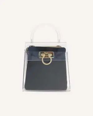 FERRAGAMO Pvc Top Handle Bag