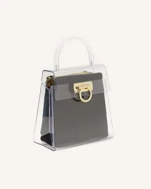 FERRAGAMO Pvc Top Handle Bag