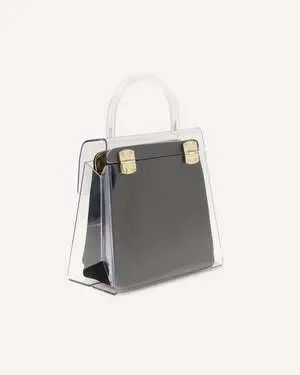 FERRAGAMO Pvc Top Handle Bag