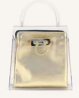 FERRAGAMO Pvc Top Handle Bag